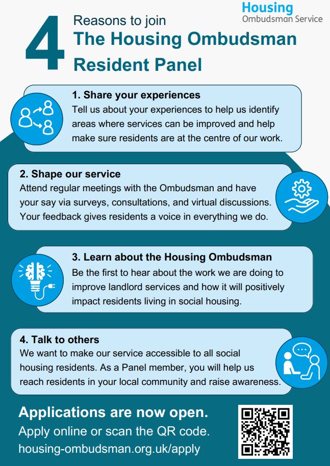 Torus - The Housing Ombudsman opens applications for next Resident Panel